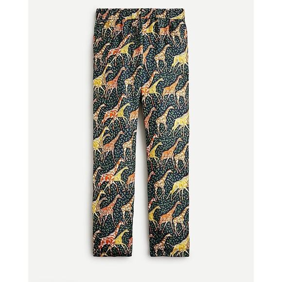 J. Crew | Pants & Jumpsuits | J Crew Silk Twill Giraffe Pants Womens 0 ...